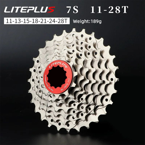 Liteplus 7-скоростной механизм свободного хода 11-28T 11-30T для складного велосипеда Brompton ...