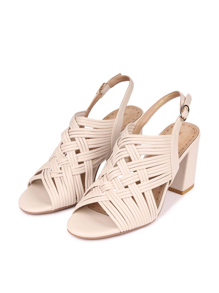 Босоножки Женский Instreet Искусственная кожа, размер 37 4 Лето Россия Пряжка купить c доставкой ...