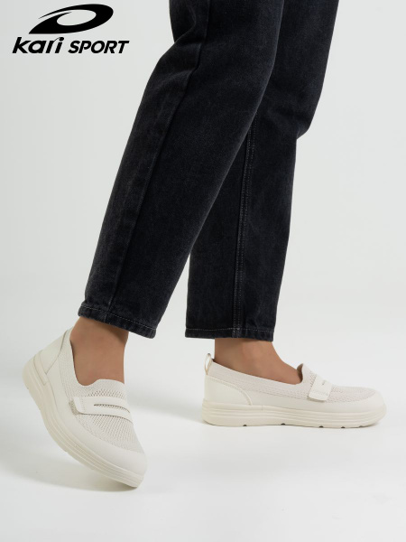 Слипоны Женский Kari Текстиль, Полиуретан, размер 38 G Лето Без застёжки купить c доставкой на ...