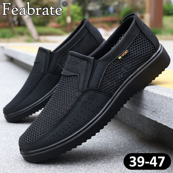 Кроссовки Мужской Feabrate Синтетическая дышащая сетка, размер 42 R (средняя) Лето Шнурки Россия ...