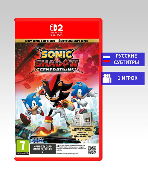 Игра Sonic x Shadow Generations. Day One Edition (русские субтитры) для Nintendo Switch 2 купить ...