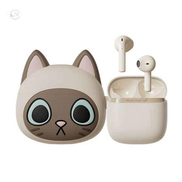 EDIFIER Беспроводные наушники Zero, Bluetooth 5.3, Siamese cat, белый/75LY купить на OZON по ...