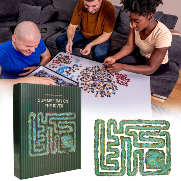 пазлы для взрослых 500 элементов,60*45cm/Задача Full edge puzzle может ...