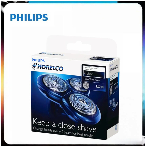 Бритвенный блок Philips RQ10 acitec TripleTrack heads, для бритв ...