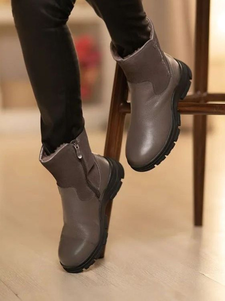 Сапоги Девочки, Женский Ortmann, размер 39 серый Зима H Германия Молния купить c доставкой на ...