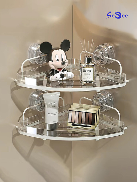 SeBee Полка для ванной комнаты Угловая 2 ярусная, 2 шт купить на OZON по низкой цене (2493541217)