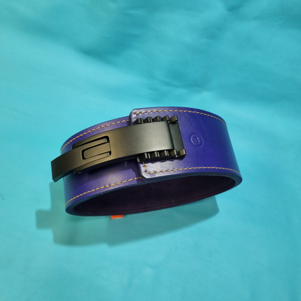 Пояс для пауэрлифтинга с карабином "гребёнка" PAL V2 с замшей VIolet ...