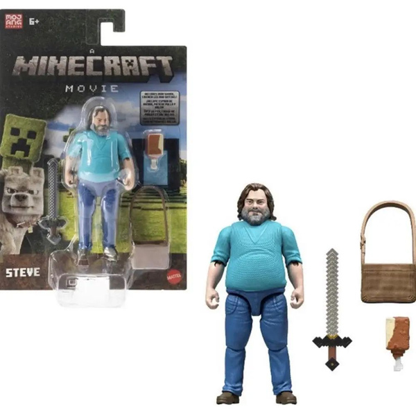 Minecraft Mc Movies 2025 Happy Meal Toys Steve Dennis Creeper Piglin ...