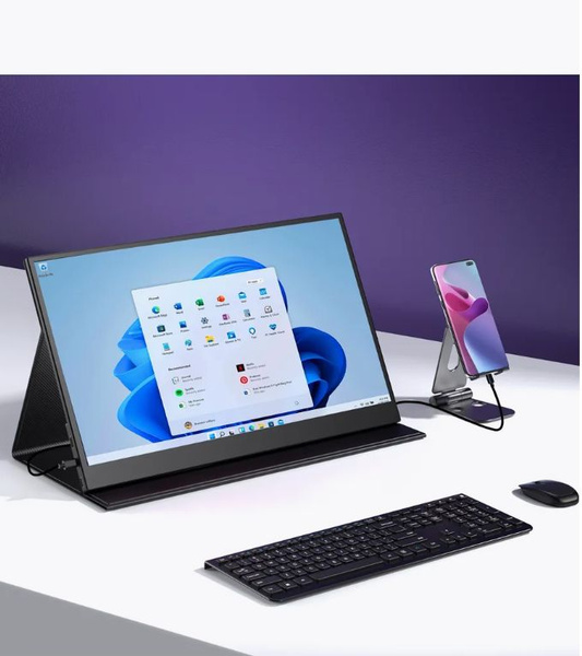 MOMEI 14" Монитор 【Запуск нового продукта】MOMEI 14-дюймовый портативный ...