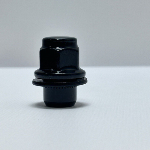 1 отзыв на Гайка колёсная М12x1.25x37.5 черный хром пресс-шайба, ключ ...