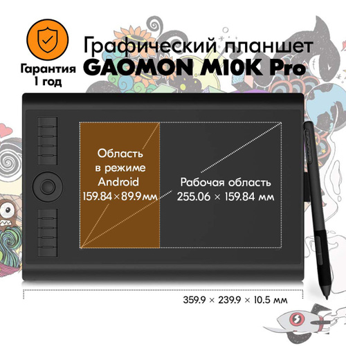 29 отзывов на GAOMON M10K Pro профессиональный графический планшет для рисования на компьютере ...