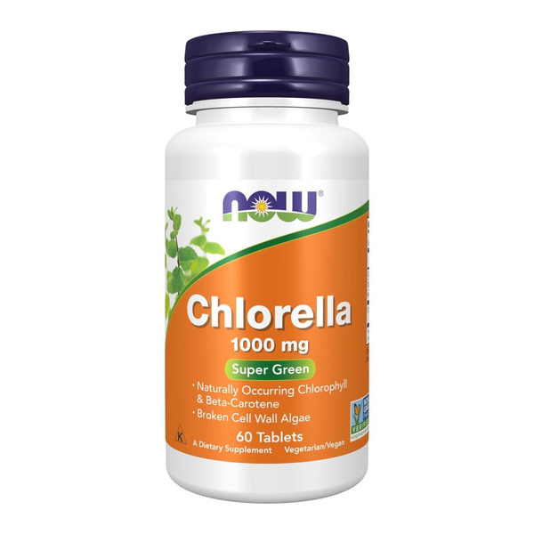 NOW CHLORELLA 1000 мг 60 таб - купить с доставкой по выгодным ценам в ...