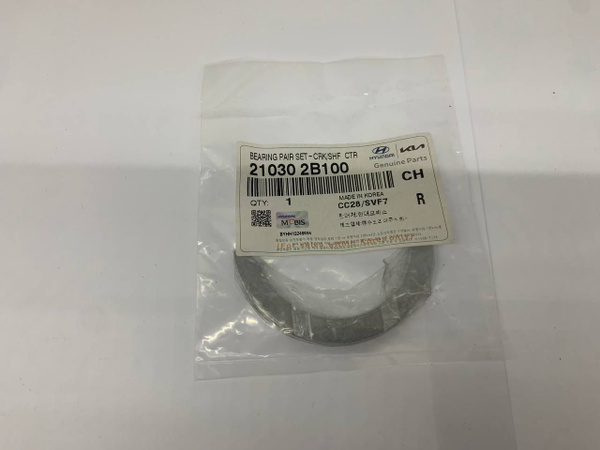 21030-2B100 21030-2B000 Полукольца коленвала STD G4FC G4FA G4FG G4FD ...