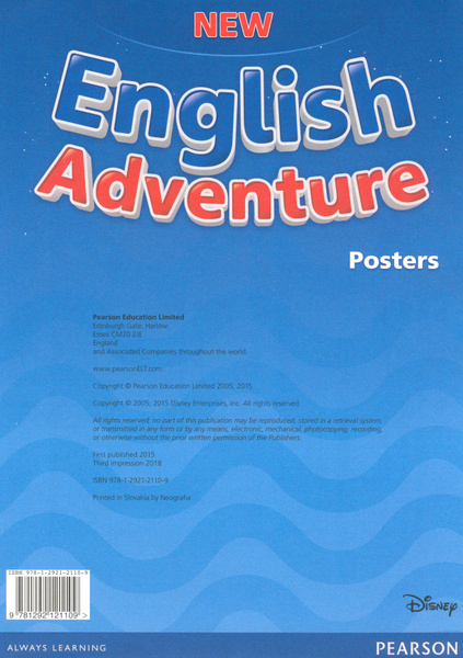 New English Adventure. Starter A. Posters - купить с доставкой по ...