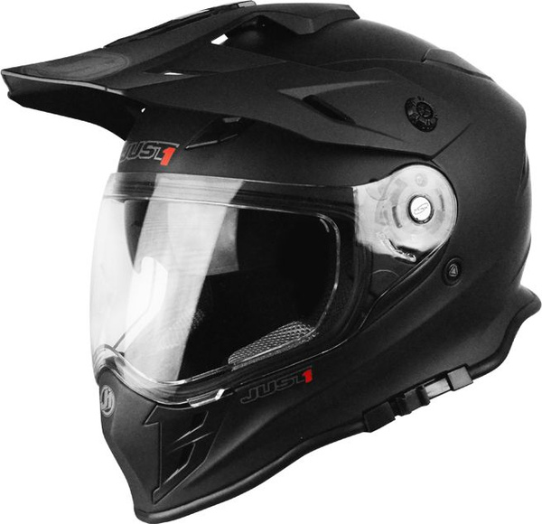 Кроссовый шлем мотард JUST1 J34 Pro Solid, черный матовый - купить с ...