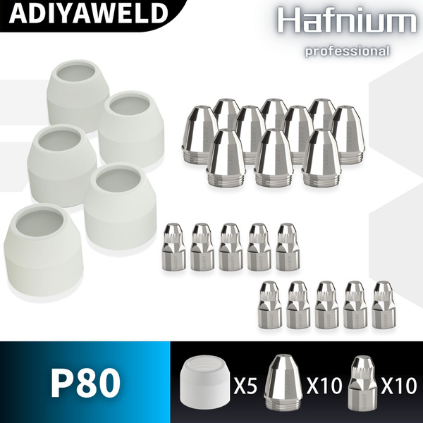 Сопла плазмореза катоды P80-1.1mm(25шт)150A/Гафний - купить с доставкой ...