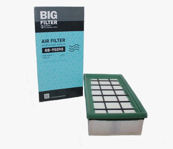 Фильтр воздушный Нового образца BIG FILTER GB-95090 LADA VESTA 2019 ...