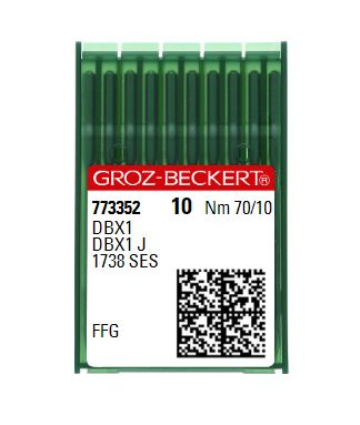 Иглы промышленные DBx1 №70 FFG для прямострочных швейных машин купить на OZON по низкой цене ...