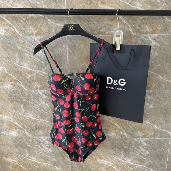 Купальник раздельный Мужской Женский Dolceandgabbana красный размер 48