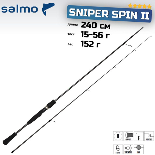 Спиннинг Salmo Sniper Spin 2, от 15 гр купить по выгодным ценам в ...