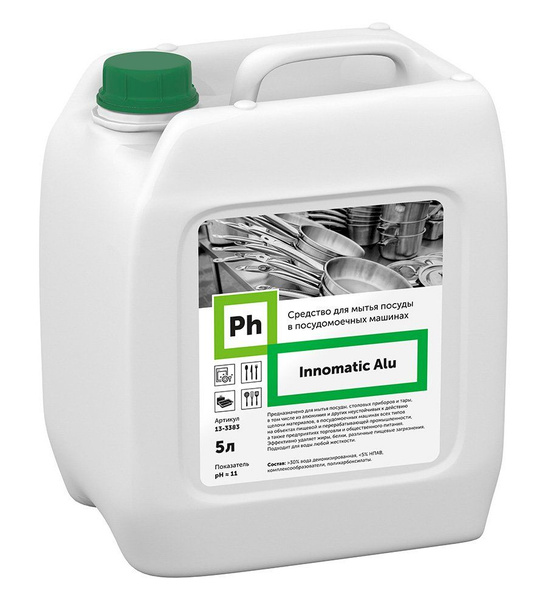 Ph Innomatic Alu Моющее средство для ПММ для алюминия 5 л - купить с ...