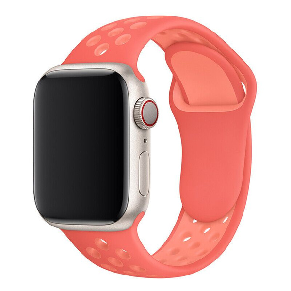 Силиконовый ремешок для смарт часов Apple Watch series 1-9 и Эппл Вотч ...