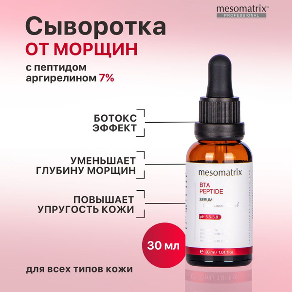 Сыворотка с эффектом ботокса антивозрастная от мимических морщин для ...