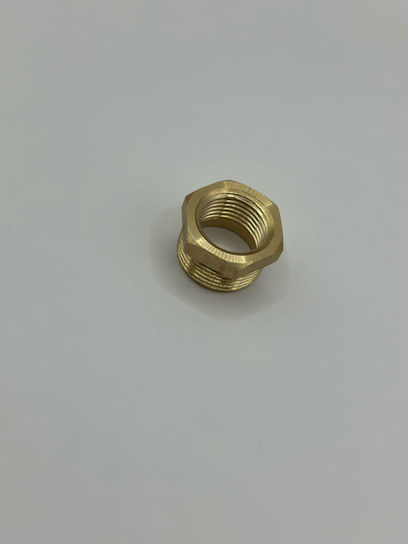 Футорка латунная 3/4"НР x 1/2"ВР (футорка, переходник ), 0014 - купить ...