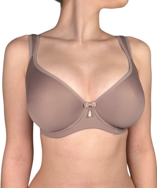 Бюстгальтер Женский VE.NU.S спейсер, размер 100D темно-бежевый Полиамид, Эластан Повседневный ...