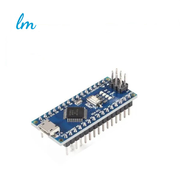 Контроллер плата Arduino Nano V3 0 Micro припаянные пины контакты гребенка купить на Ozon по