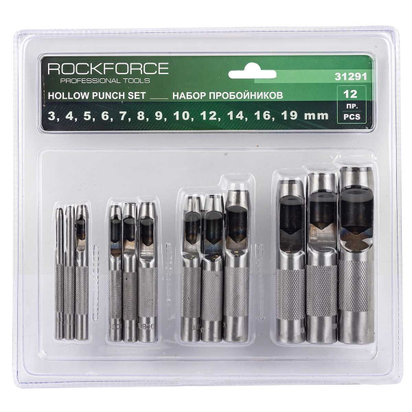 Набор пробойников, 12 пр RockForce RF-31291 - купить по выгодной цене в интернет-магазине OZON ...