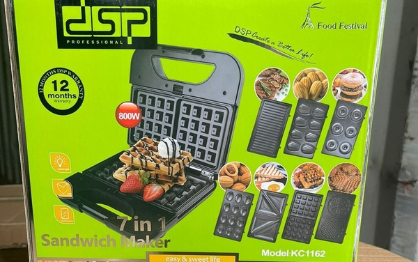 Вафельница DSP KC-1162, черный - купить по выгодной цене в интернет-магазине OZON (1453167729)
