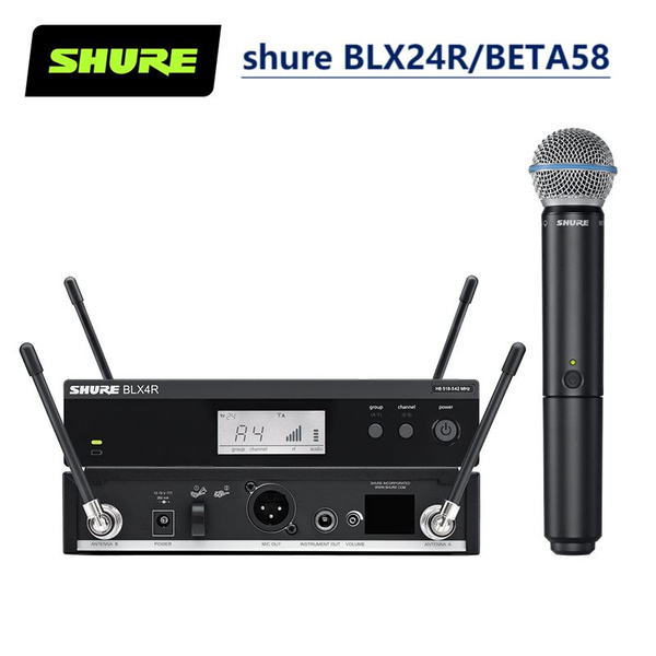 Микрофон для живого вокала Shure для живого вокала BLX24R-BETA58-1A ...