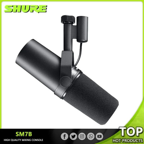 Микрофон для подкастов Shure SM7B - купить по выгодной цене в интернет ...