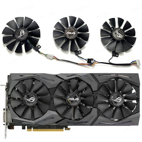 Вентилятор охлаждения видеокарты Вентилятор для ASUS ROG STRIX GTX 1060 ...