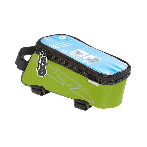 Велосумка Rotterdam Top L под смартфон черно-зеленая 17х8х8 см M-Wave ...