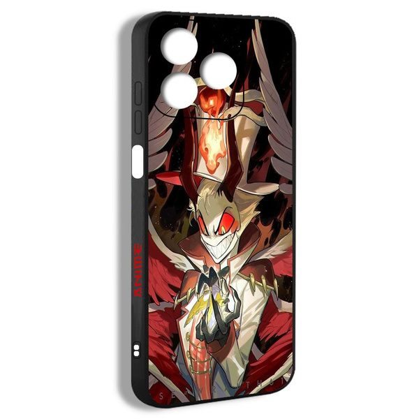 чехол для смартфона Подходит для Tecno Spark 10 4g Отель Хазбин модный дьявол аниме рисунок
