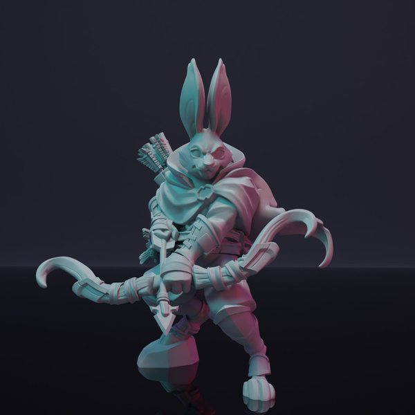 Характеристики Миниатюра "Зайцегон Лучник, Охотник" (Harengon ...