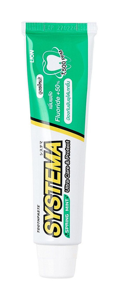 Зубная паста для глубокой чистки зубов и десен Systema Care and Protect Spring Mint Toothpaste ...