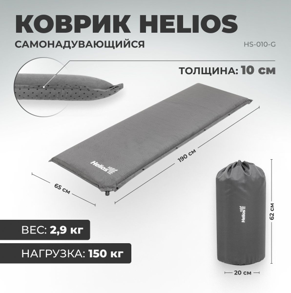 Коврик самонадувающийся туристический, походный. Пляжный коврик (HS-010 ...