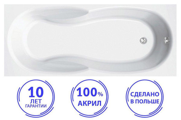 Vesta 170x70 Прямоугольная ванна С-bath (Польша) - купить по выгодной ...