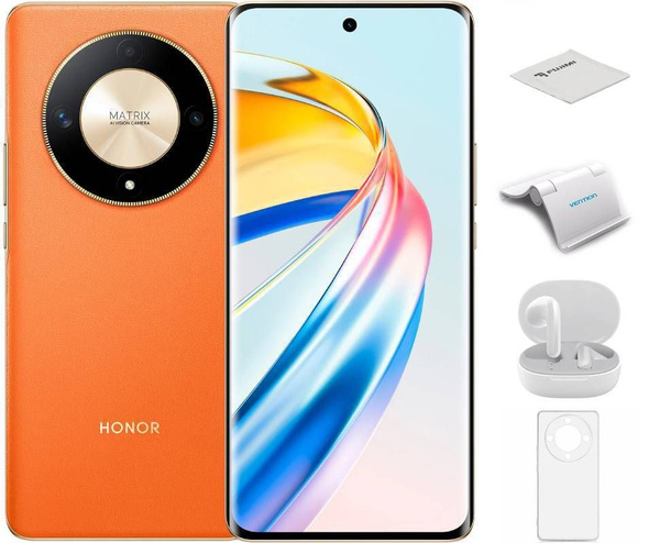 Смартфон Honor X9b 5G 12/256Gb Sunrise Orange + наушники + комплект аксессуаров + подарочный ...