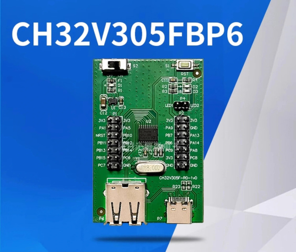 CH32V305 Плата разработки 32-битного микроконтроллера RISC-V Interconnect Evaluation Board ...