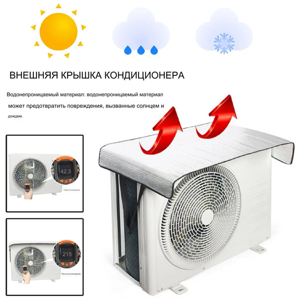крышка внешнего блока кондиционера из алюминиевой фольги с ...