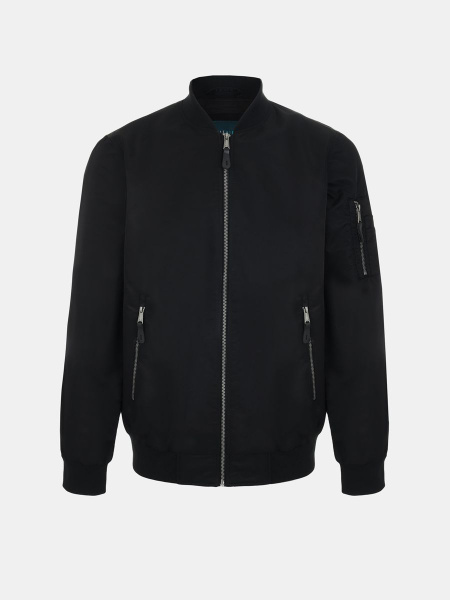 Куртка Мужской Ralf Ringer черный Полиэстер, размер 50 Демисезон Без наполнителя купить c ...