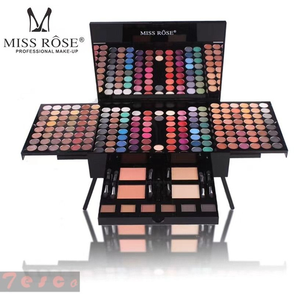 профессиональный набор для макияжа miss rose (тени для бровей, век ...