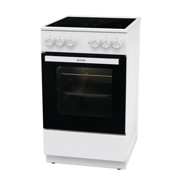 Электрическая плита Gorenje GEC5A12WG-B, 50 см, A, духовка 68 л ...