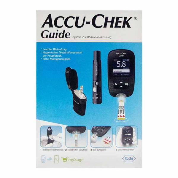 Глюкометр Accu-Chek Guide купить на OZON по низкой цене (1678393272)