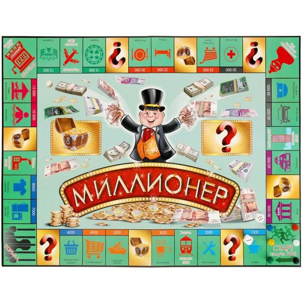 Настольная бизнес игра для детей Миллионер Умные игры - купить с ...