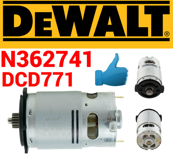 Двигатель (моторчик) для шуруповёрта DeWalt DCD771 TYPE 1 N362741 ...